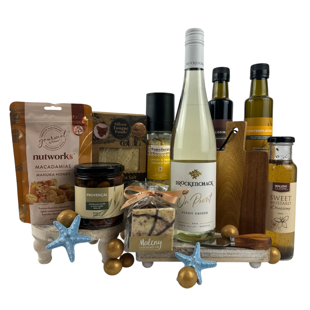Crisp & Graze Hamper | Wine & Grazing Gift from the Sunshine Coast ...