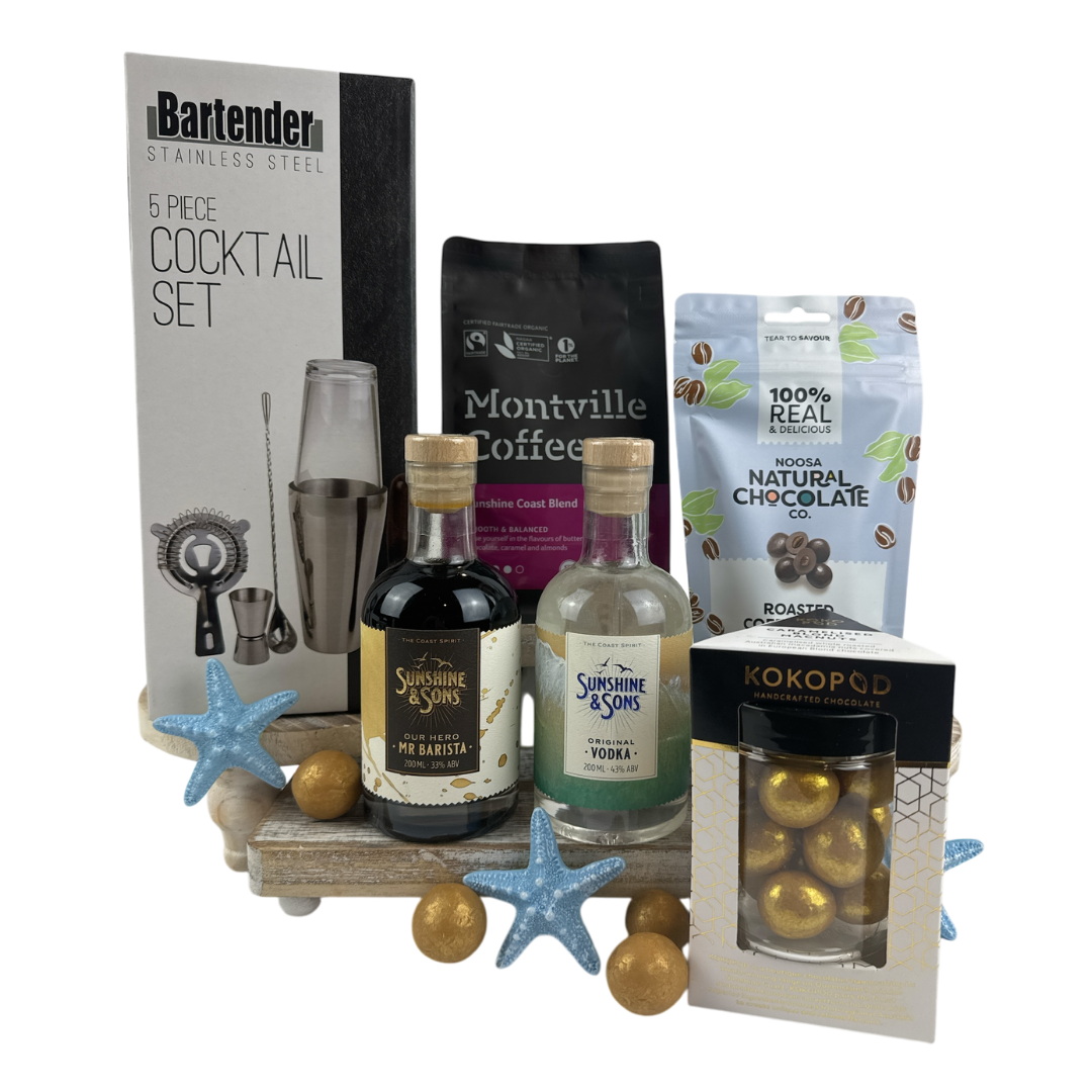 Mix & Brew Hamper | Coffee & Cocktail Gift – Sunshine Coast – Coastal ...