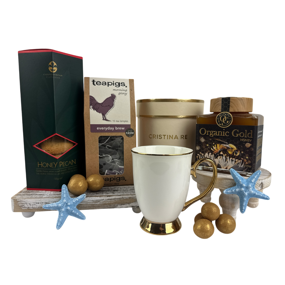 Sunshine Coast Tea Hamper | Tea Time Treasures Gift Box I Cristina Re – Coastal Hampers