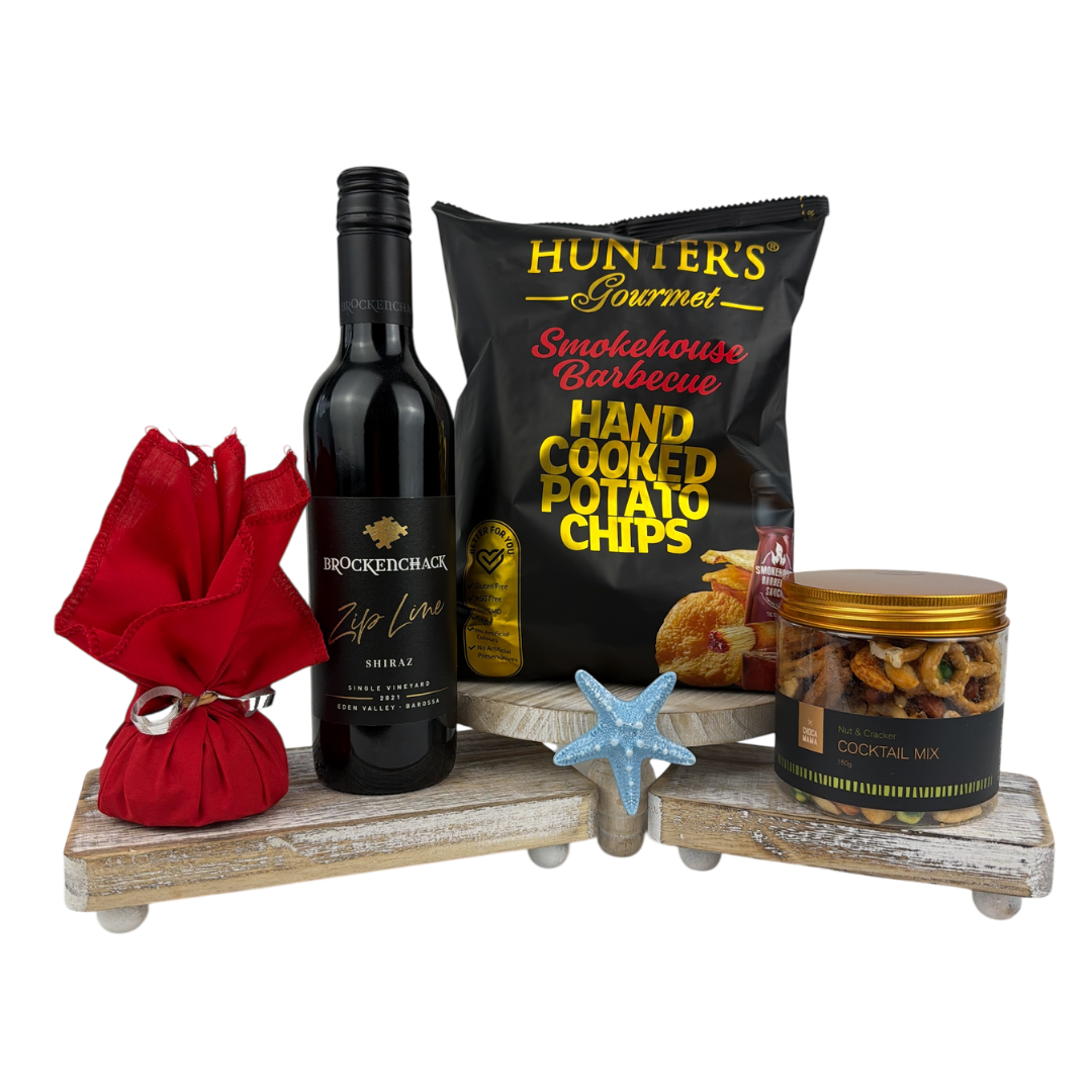 The Merry Mini Hamper | Shiraz, Pudding & Snacks | Sunshine Coast ...